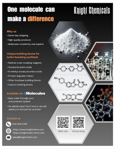eMolecules welcomes Knight Chemicals as a new supplier partner
